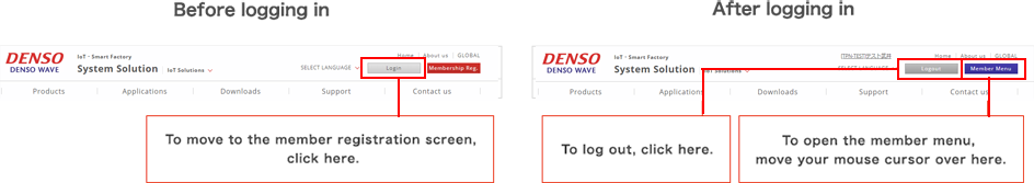 New user Registration｜IoT Solutions｜System Solution｜DENSO WAVE