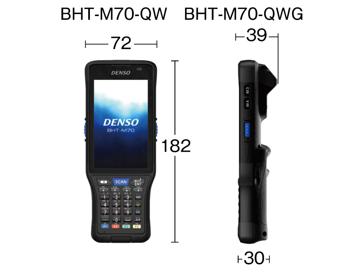 BHT-M70｜Hand-held terminal｜products｜automatic data capture｜DENSO WAVE